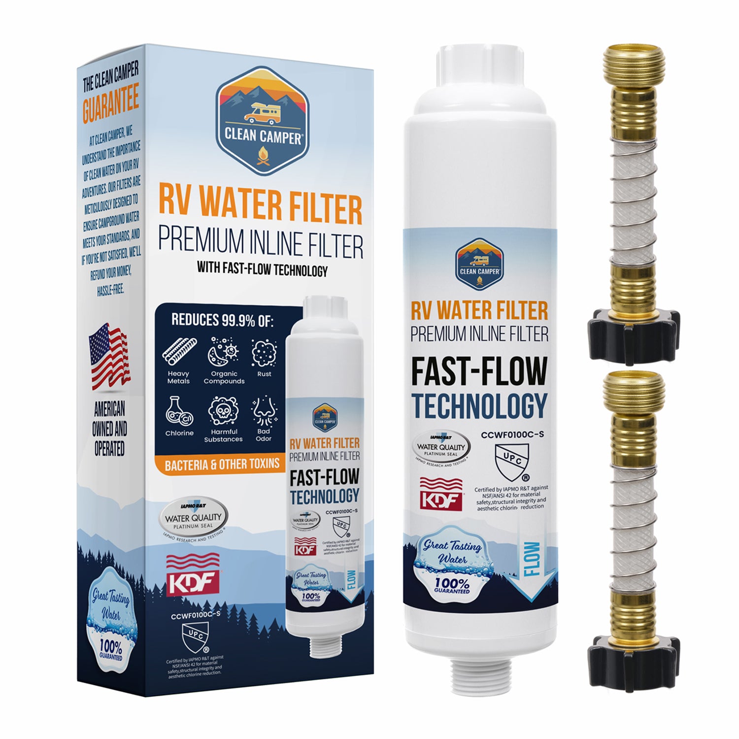 RV Bidet From Clean Camper - Self Cleaning, Adjustable Dual Nozzle ...