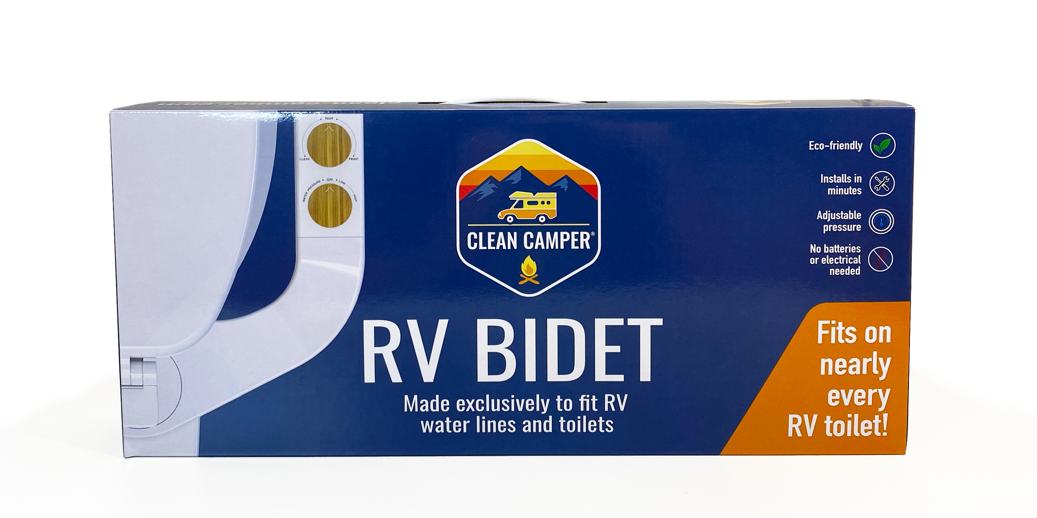 RV Bidet From Clean Camper - Self Cleaning, Adjustable Dual Nozzle ...